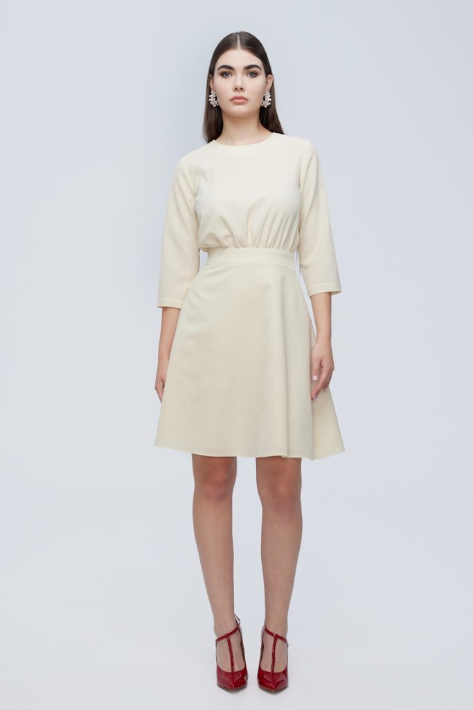 Daria Wool Blend Mini Dress - chemistry-studio