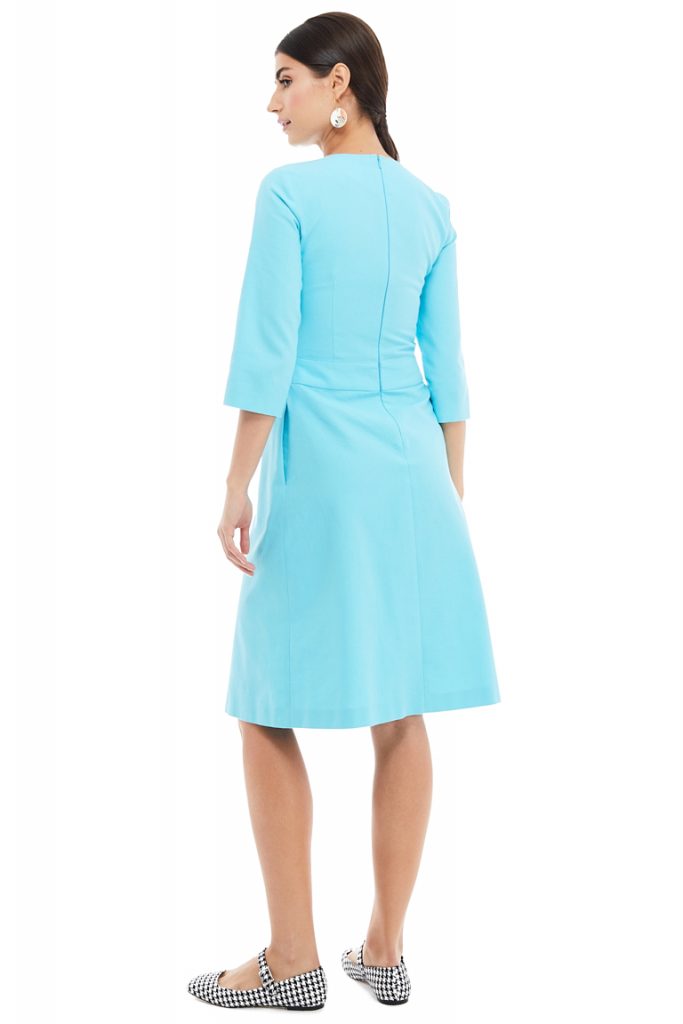 Inverted Box Pleat Midi Dress - chemistry-studio